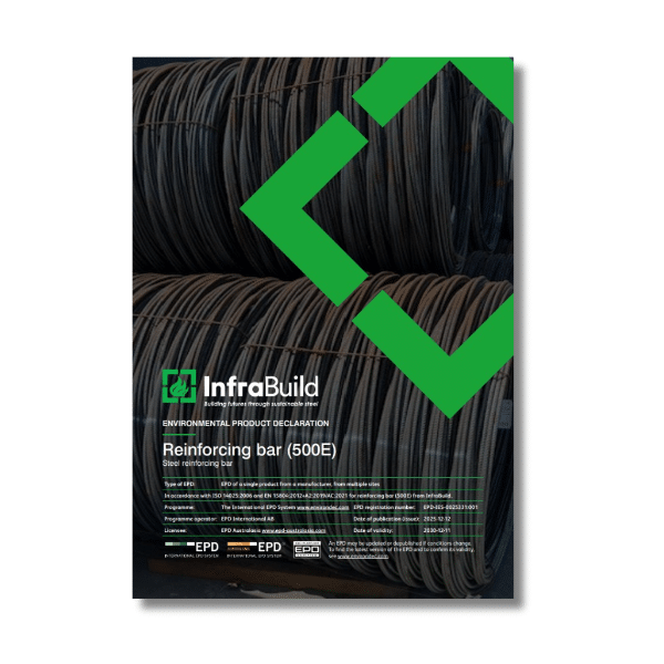 500E Reinforcing Bar EPD - InfraBuild